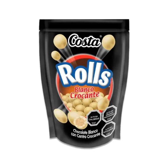 Chocolate costa rolls Blanco crocante 150gr – CARRITO VIRTUAL